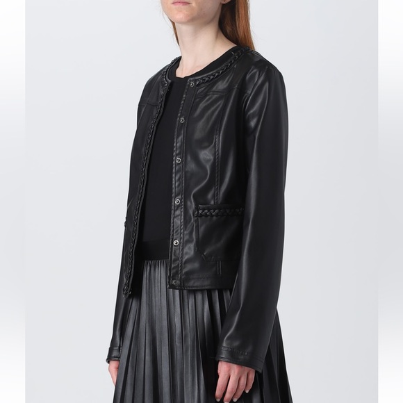 Camaieu | Jackets & Coats | Leather Jacket Black From Europe | Poshmark